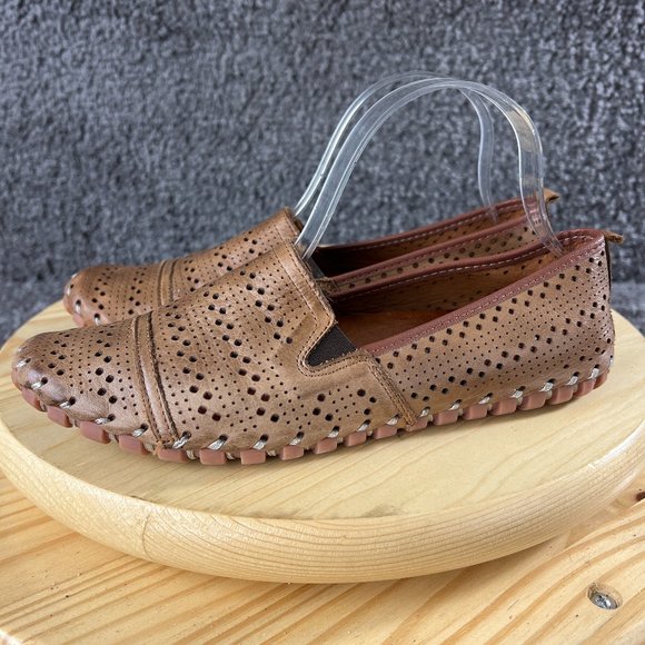 Spring Step | Shoes | Spring Step Fredia Loafer Womens 9 Leather Brown ...
